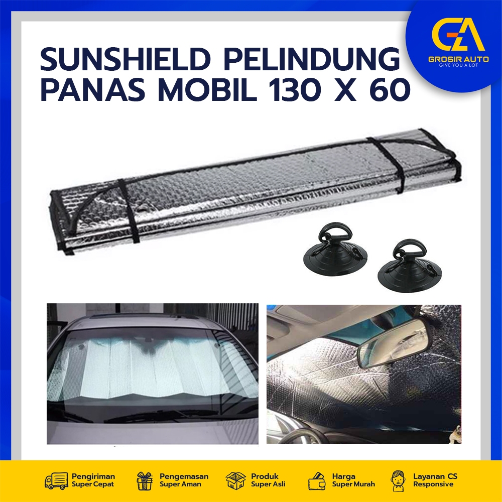Jual SUN SHIELD SUNSHIELD PELINDUNG PANAS MOBIL TABIR SURYA MOBIL 130 X 60 | Shopee Indonesia