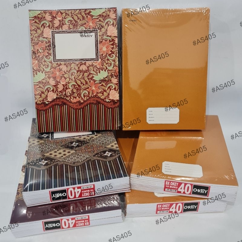 Jual Buku Tulis PANJANG OKEY 40 Boxy (Produk dari buku Kiky) || BONUS ...