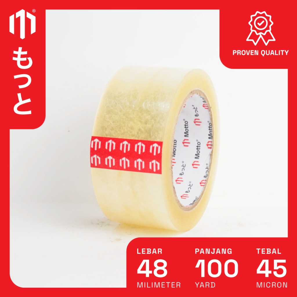 Jual Lakban Bening 48mm x 100 Yard - 1 Pcs/Roll (Satuan) - Lakban OPP ...