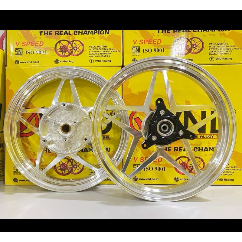 Jual VELG VND V SPEED V1 2.15x14 & 1.85x14 PELEK VND V SPEED NMAX NEW & NMAX OLD VELG BINTANG ...