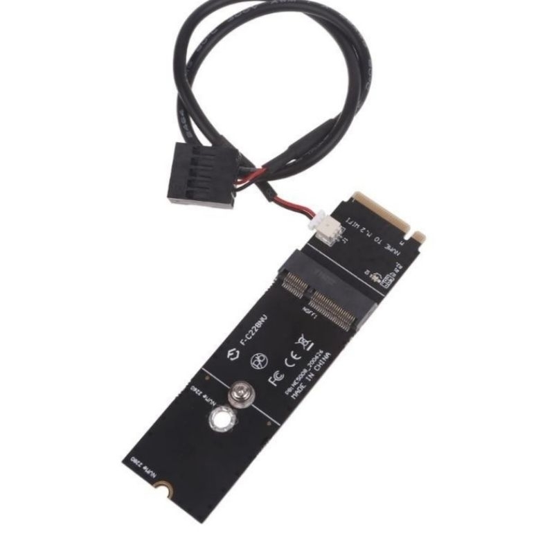 Jual M.2 key M to Key A-E/E nvme port to wifi ngff M.2 | Shopee Indonesia