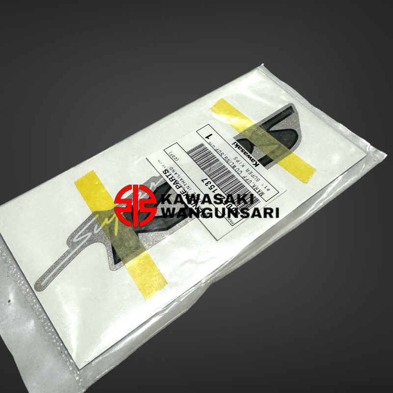 Jual Original Striping stiker Super kips Ninja rr old zx silver ...