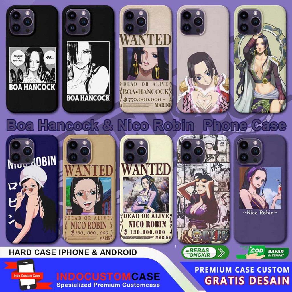 Jual Casing Hard Case HP iPhone Dan Android Motif Anime Nico Robin ...