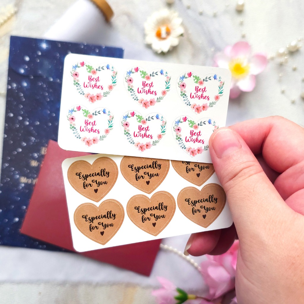 Jual Stiker klip angpao seal untuk envelope hongpao sticker love fuk ...