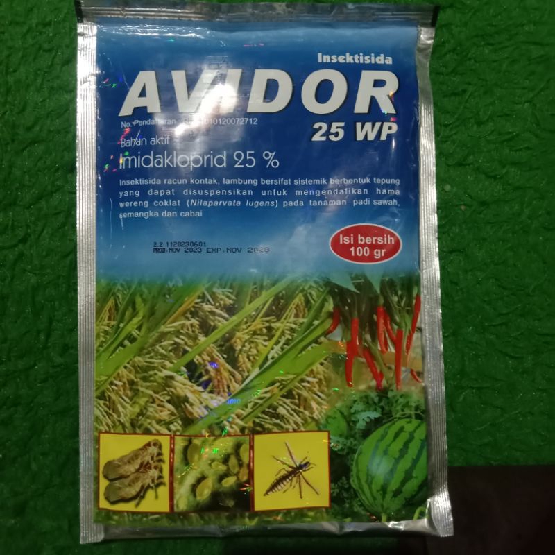 Jual INSEKTISIDA AVIDOR 25 WP ISI KEMASAN 100gram | Shopee Indonesia