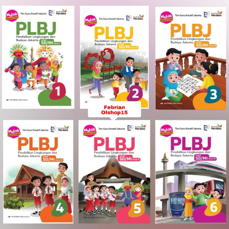 Jual BUKU PLBJ SD/MI KELAS 1 2 3 4 5 6 KURIKULUM MERDEKA ERLANGGA ORIGINAL | Shopee Indonesia