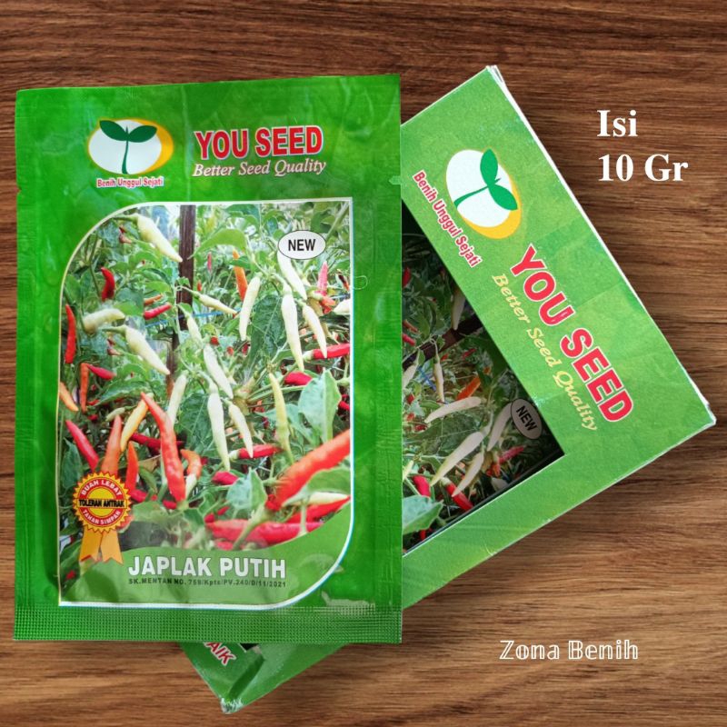 Jual Benih Bibit Cabe Rawit Unggul JAPLAK PUTIH Isi 10 Gram | Shopee ...