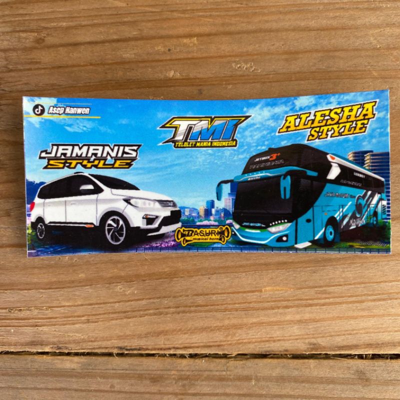 Jual Stiker TCI Jamanis Style X Alesha Style Basuri Asli Original ...