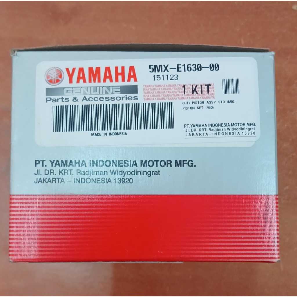 Jual 5MX-E1630-00 PISTON KIT ORIGINAL YAMAHA UNTUK MOTOR MIO ( STANDAR ) | Shopee Indonesia