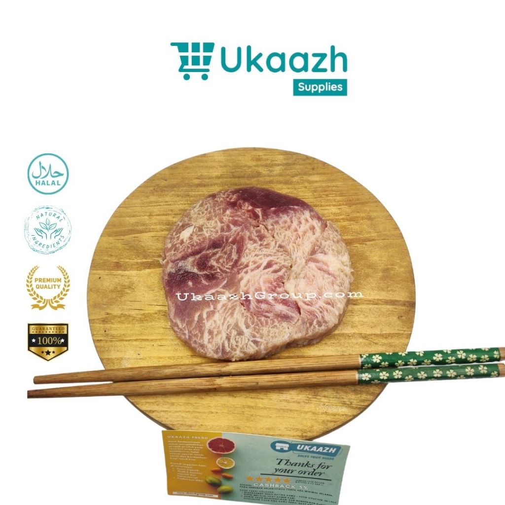 Jual Ukaazh Daging Sapi Wagyu Ribeye Meltik Beef Steak 0,1 Kg 100 Gram ...