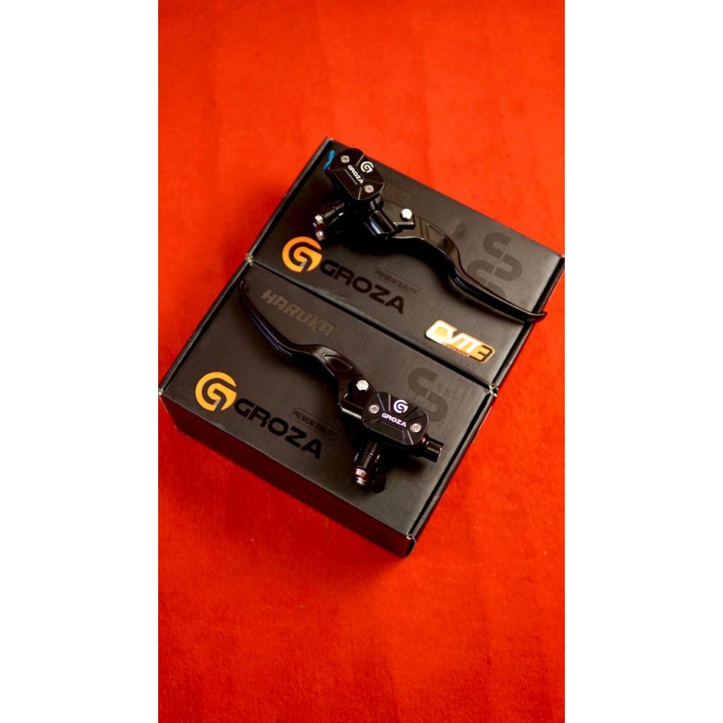 Jual PAKET NMAX! MASTER REM ANTI COAK GROZA E3 AXIAL HITAM 16MM ADV PCX ...