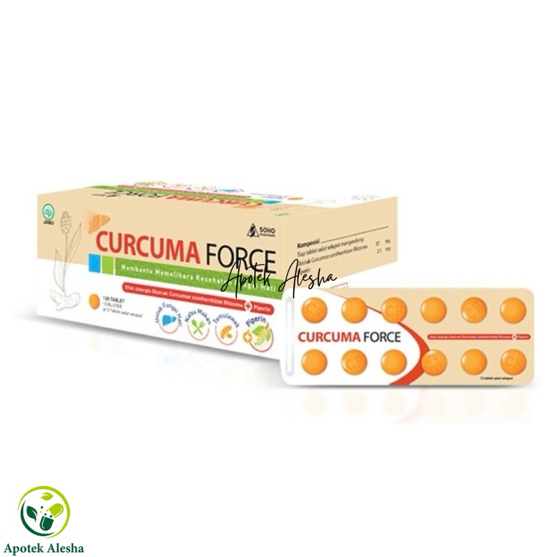 Jual CURCUMA FORCE 12 TABLET | Shopee Indonesia