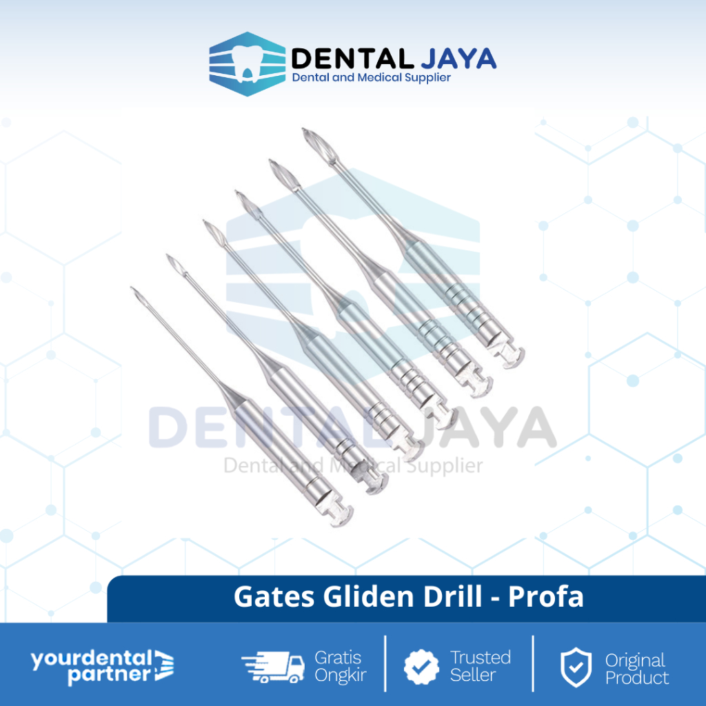 Jual Profa Gates Glidden Drill Preparasi Saluran Akar Gigi - DENTAL ...