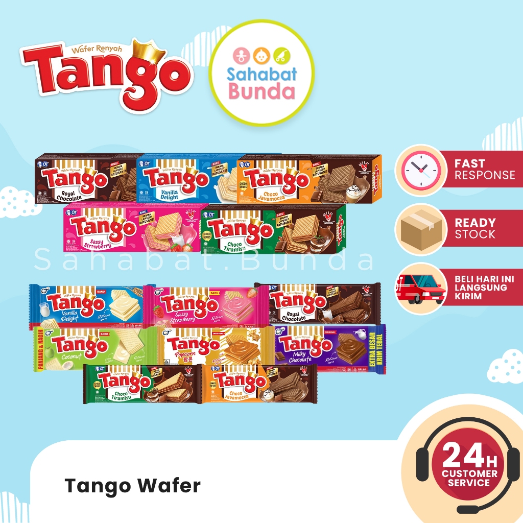 Jual TANGO Wafer 35gr Waffer Lapis Krim Aneka Varian Rasa ISI 3 ...