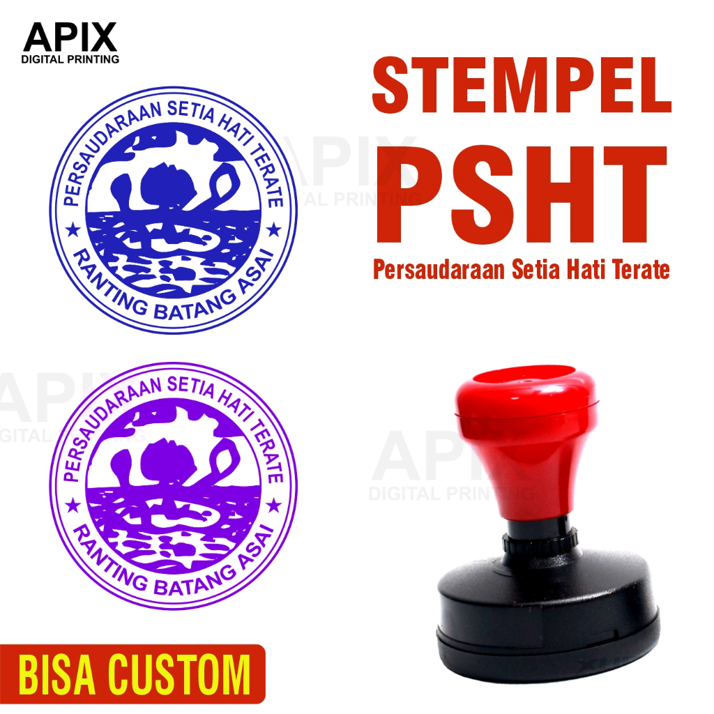 Jual Stempel PSHT Persaudaraan Setia Hati Terate Custom | Shopee Indonesia