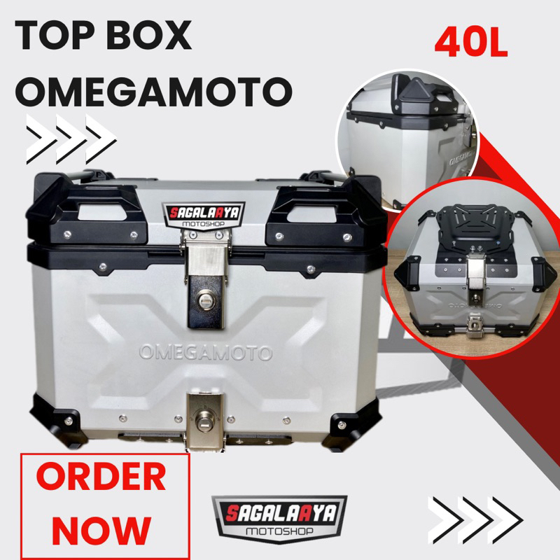 Jual Top Box motor alumunium pannier 40L omega import cb150x versys 650 ...