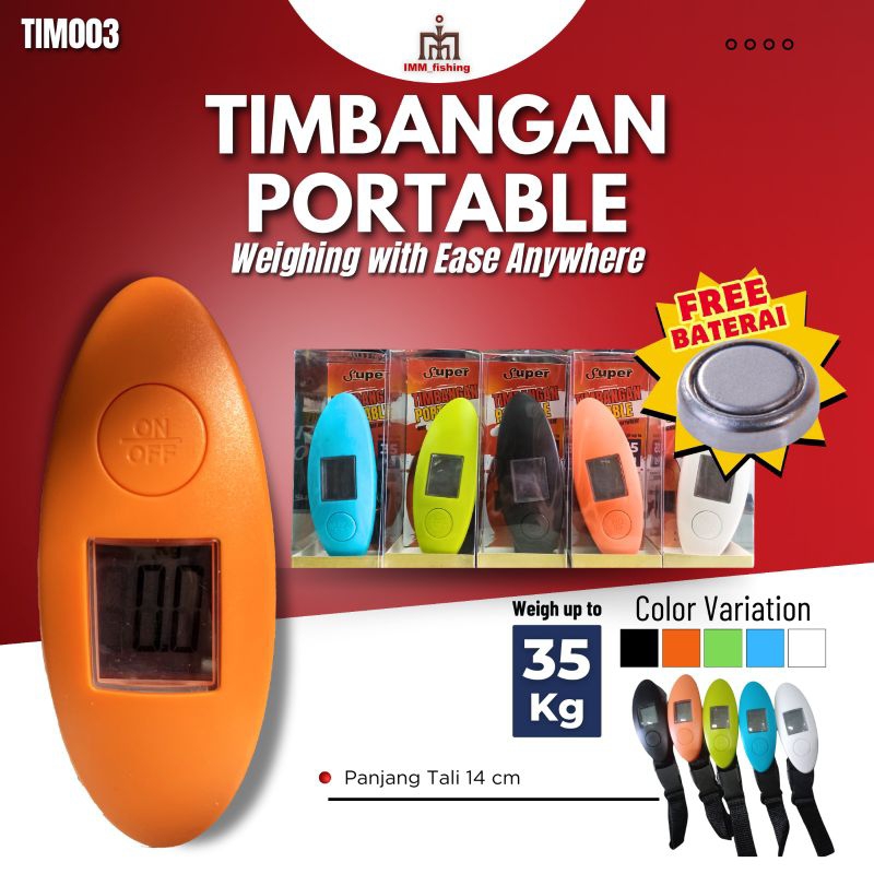 Jual Timbangan Digital Portable Super 35KG | Shopee Indonesia