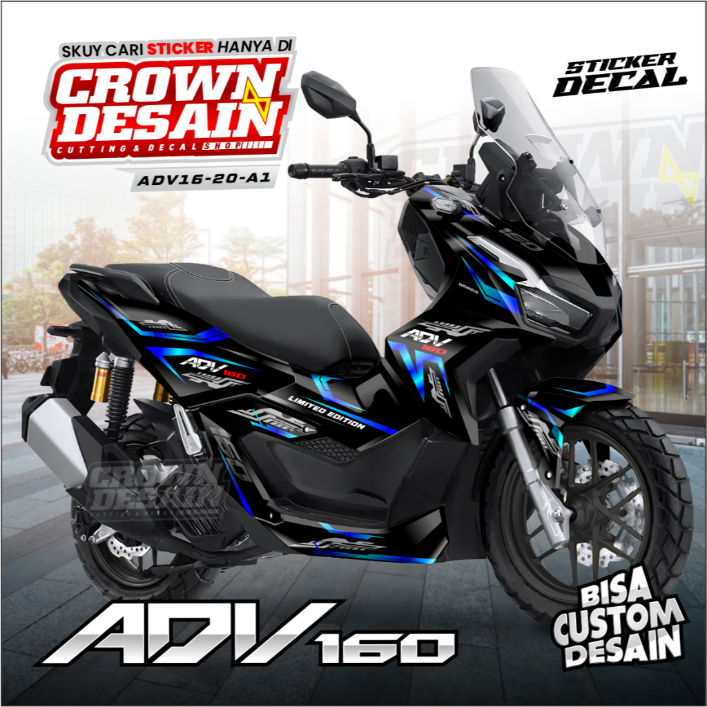 Jual Stiker Decal Fullbody Honda ADV 160 New Desain Limited Edition ...