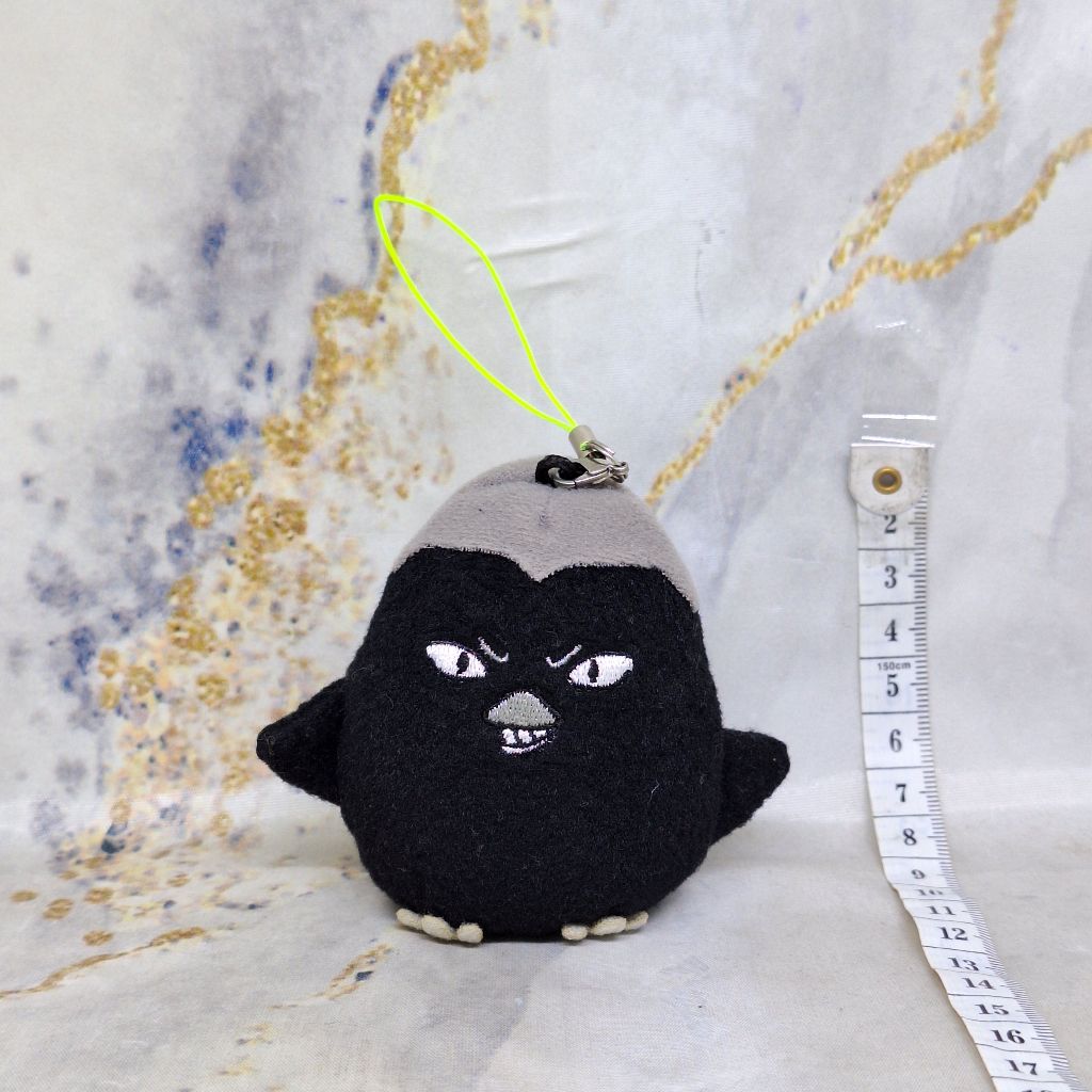 Jual Ryunosuke Tanaka Haikyuu Karasuno Crow Mascot Plush Puppet Strap ...