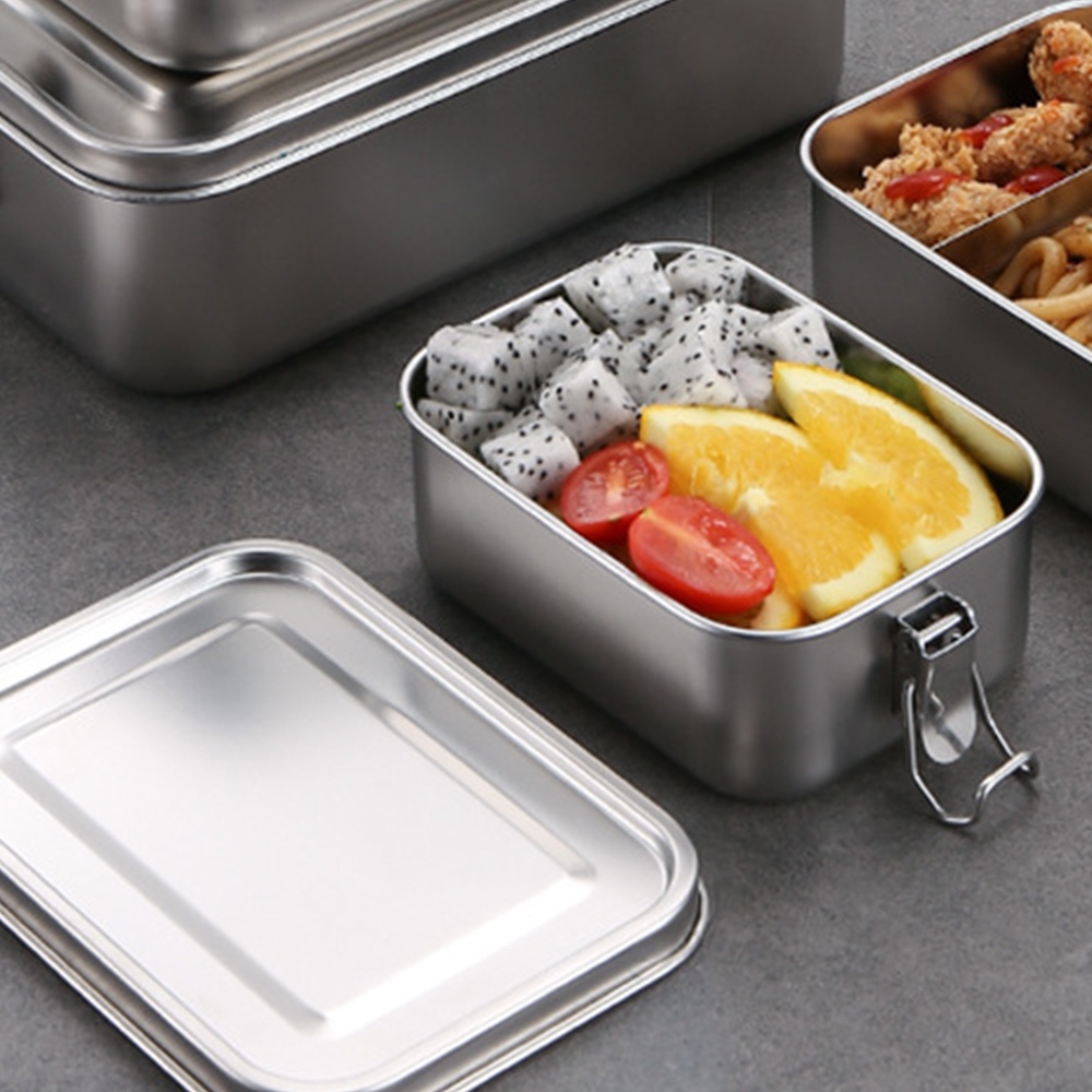 Jual Kotak Makan Bento Lunch Box Full Stainless Steel - Nesting TNI ...
