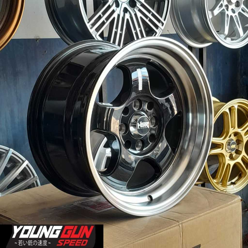 Jual Velg Mobil R15 HSR Brisket Pelek Racing Ring 15 Avanza Xenia Brio Agya Calya Sigra | Shopee ...