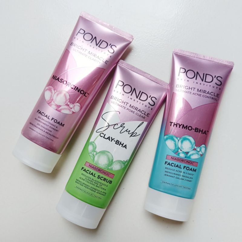 Jual PONDS Pond's Facial Foam Scrub 100gr | Shopee Indonesia