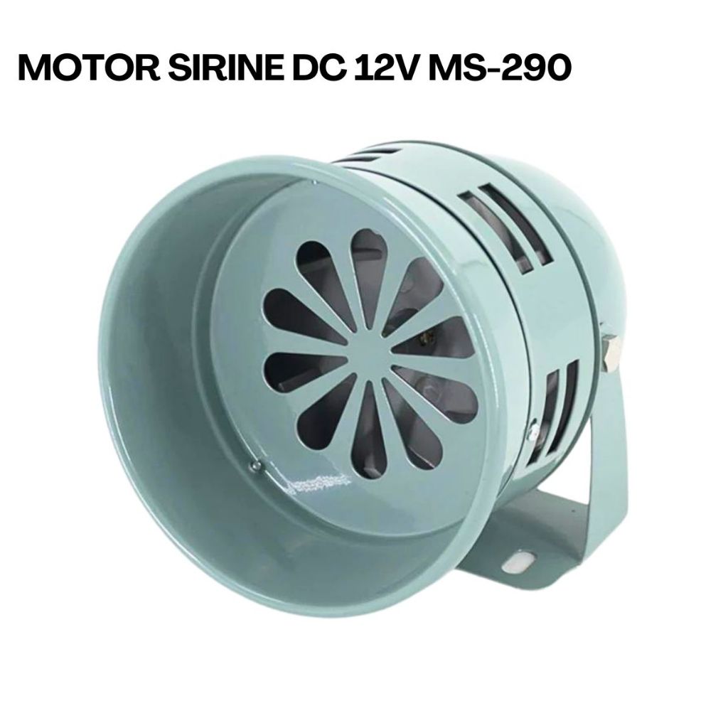 Jual Siren Darurat Emergency Motor Sirine DC 12V Sirene MS-290 120dB ...