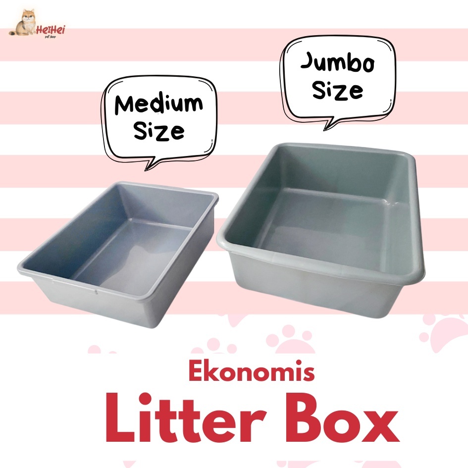 Jual Bak Pasir Kucing Termurah - Cat Litter Box - Ukuran Standard ...