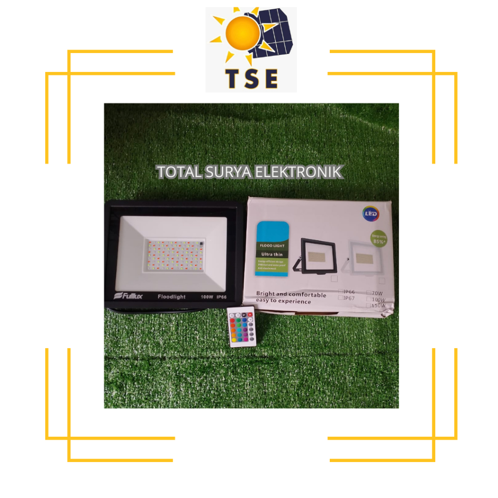 Jual Lampu Sorot Rgb 100w Led Full Color Warna Warni 100watt Flood Light Shopee Indonesia