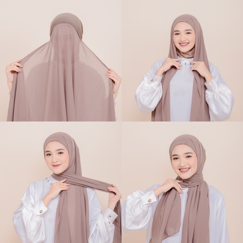 Jual Pashmina Inner 2in1 Premium|Pashmina plus iner|Pashmina Instan ceruty babydoll | Shopee ...