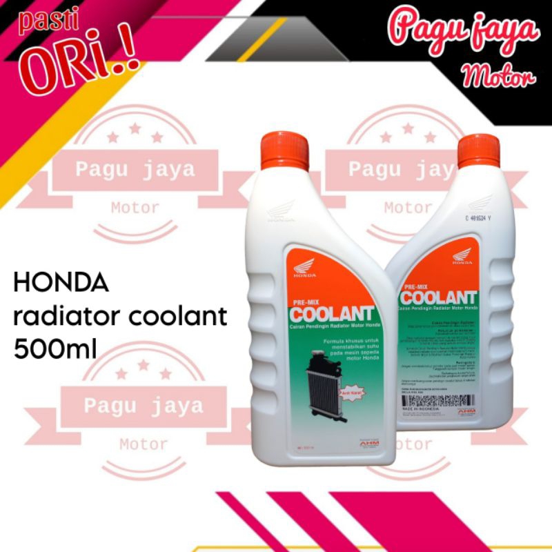 Jual HONDA RADIATOR COOLANT 500ML AIR RADIATOR | Shopee Indonesia