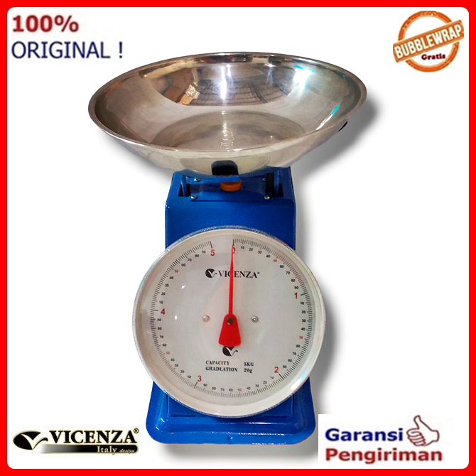 Jual Timbangan Duduk Timbangan Buah Timbangan Besi Analog 5 Kg Vicenza | Shopee Indonesia