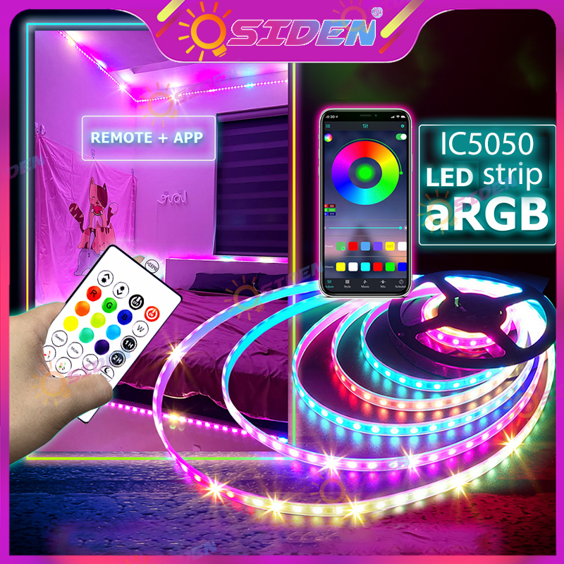 Jual OSIDEN led strip lamp 5/10/15/20M lampu hias sinkronisasi musik ...