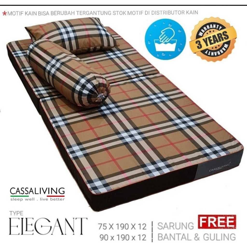 Jual NANABELLE KASUR BUSA LIPAT TRAVEL - FOAM MATTRESS FOLDING MATRAS ...