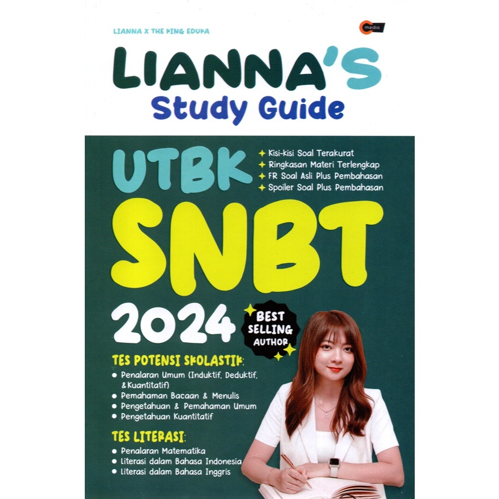 Jual Buku Ujian Lianna’s Study Guide UTBK SNBT 2024 - Lianna Nathania & The King Eduka, LIANNA X ...