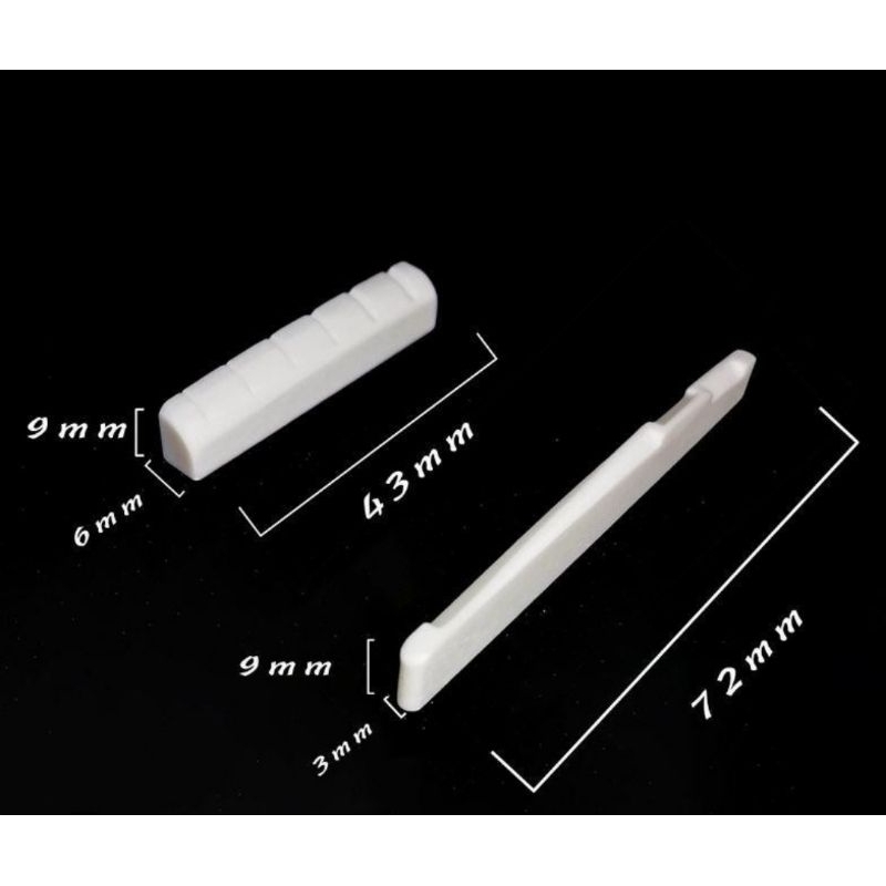 Jual nut sadle gitar akustik bahan tulang | Shopee Indonesia