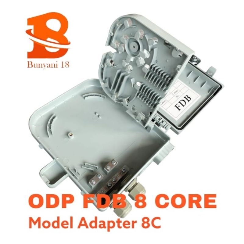 Jual Mini ODP FDB 8 Core Tiang Model Splitter Adapter Pigtail Fiber ...