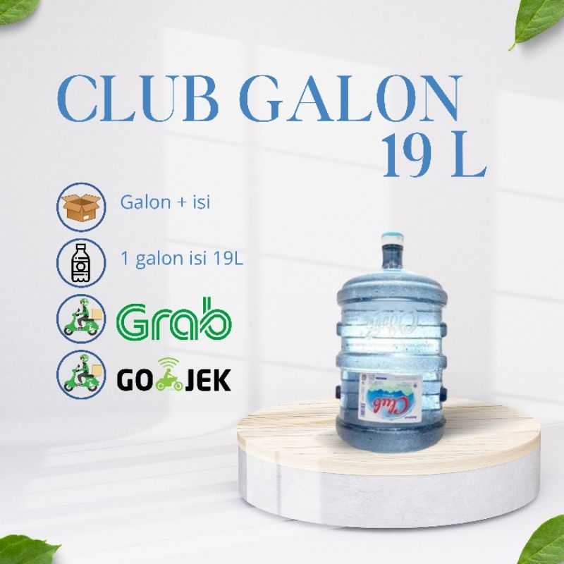 Jual Club Galon 19L + galon kosong | Shopee Indonesia