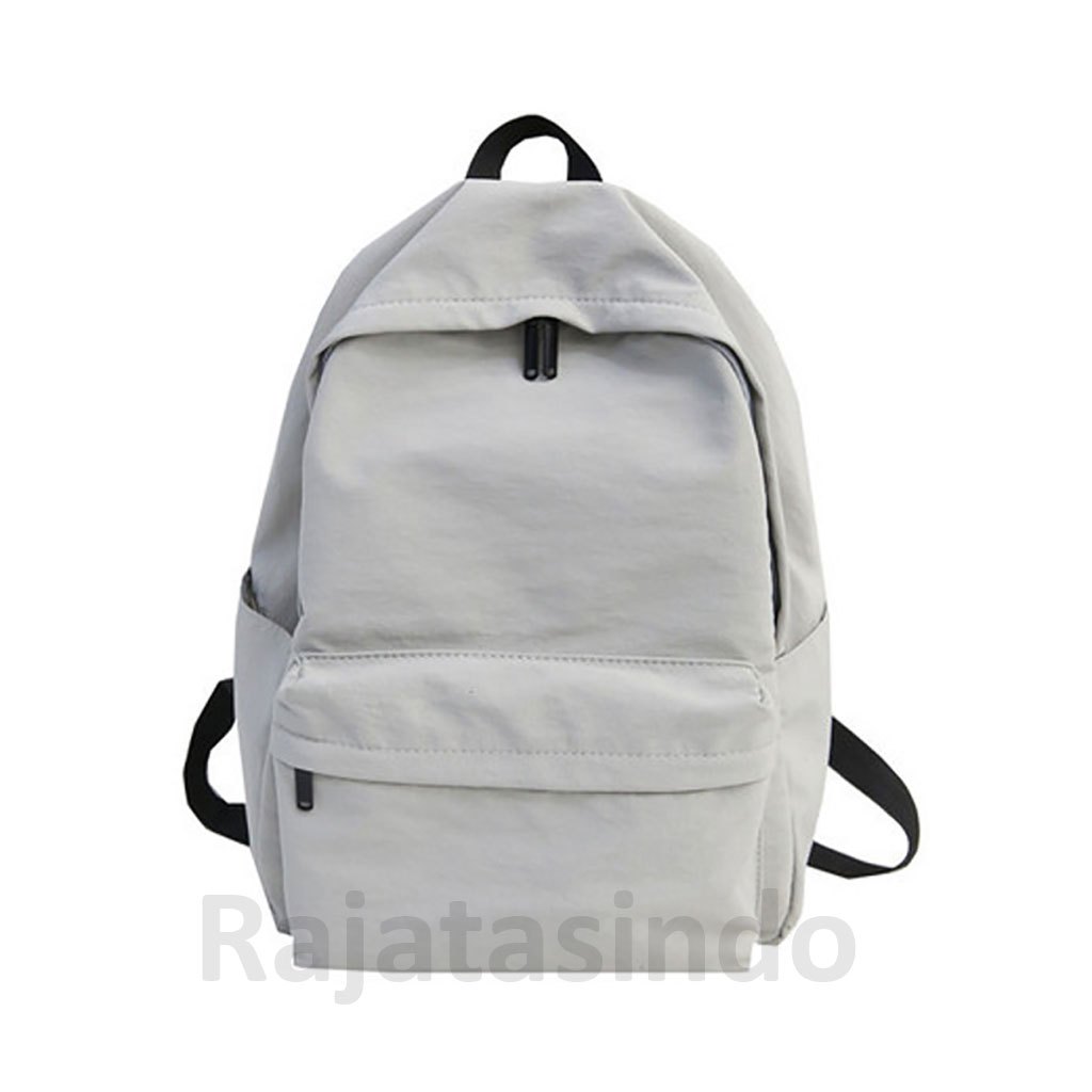 Jual Tas Punggung Sekolah Simple Ransel Polos Backpack Pria untuk SMP ...