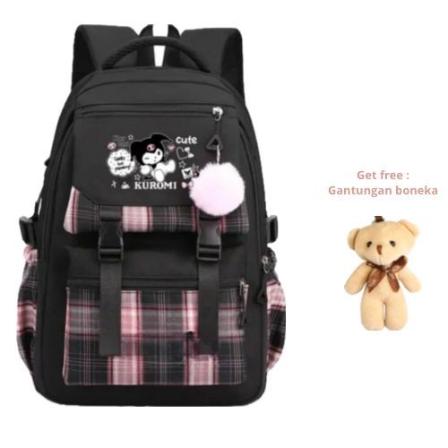 Jual Tas Ransel Korean Kurumi 5in1 Ransel anak Sekolah Sd Smp Remaja Tas anak sekolah | Shopee ...
