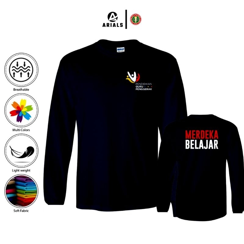 Jual Arials Kaos Baju Lengan Panjang Pendidikan Guru Penggerak Merdeka ...