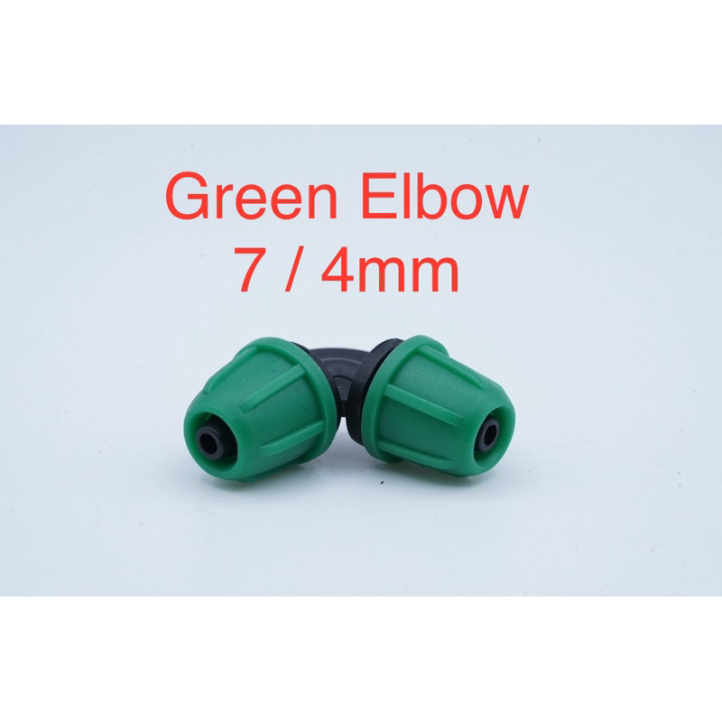 Jual Blue Konektor Fitting L Siku Selang PE 7mm / 4mm Elbow Connector ...