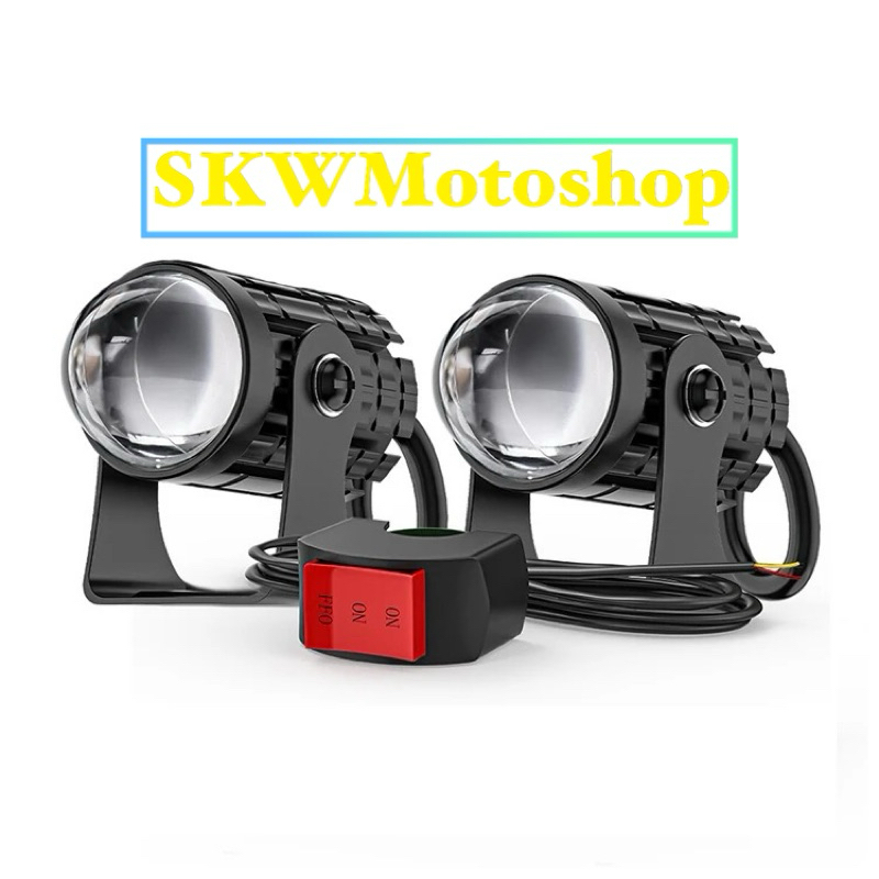 Jual Lampu Tembak Laser Led Mini 2 Warna - Lampu Tembak Sorot Foglamp ...