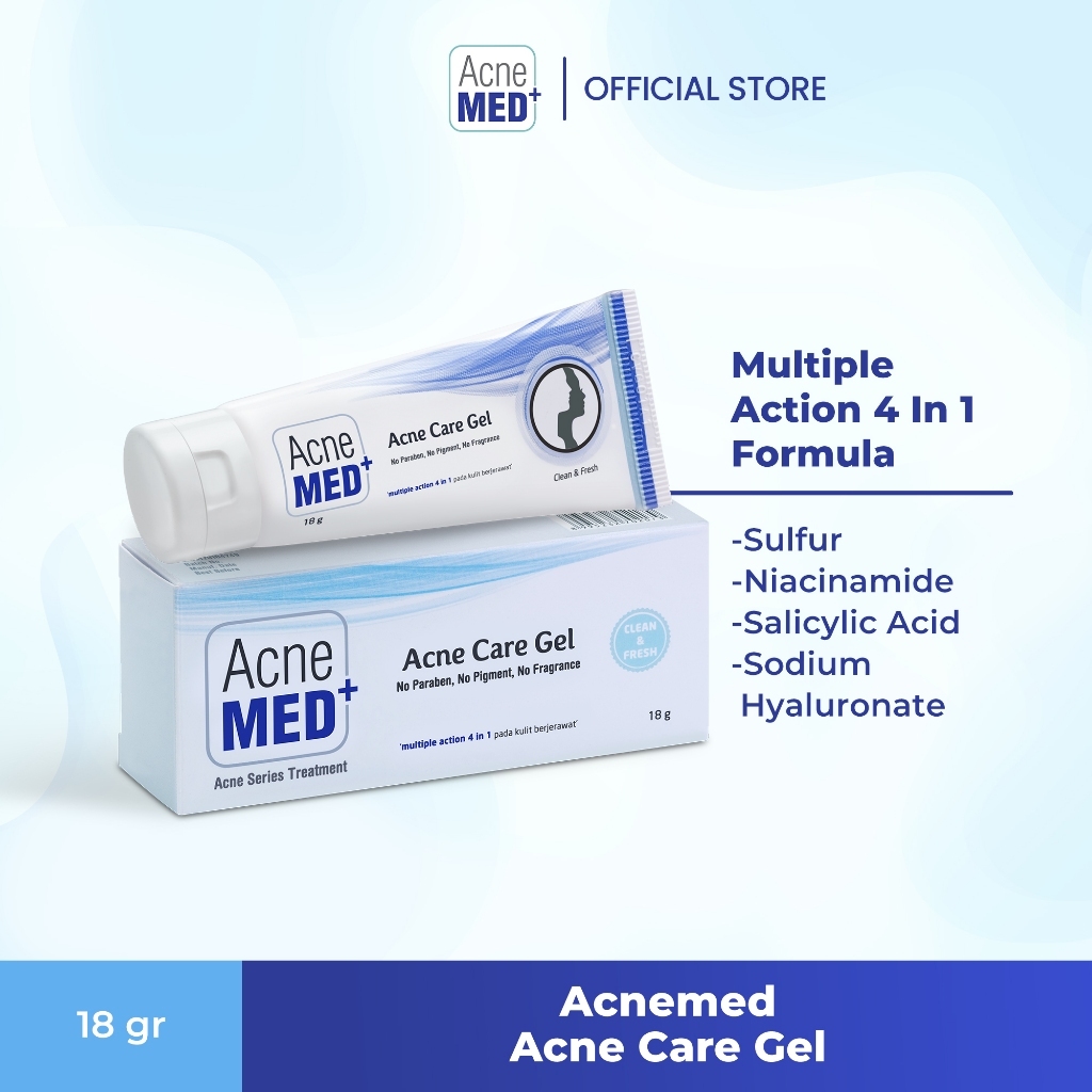 Jual Acnemed Acne Care Gel / Obat Jerawat Wajah 18g | Shopee Indonesia
