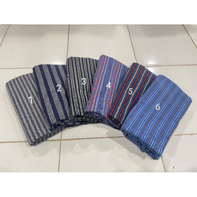 Jual KAIN TENUN LURIK NUANSA BIRU TERMURAH | Shopee Indonesia