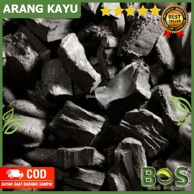 Jual Bosplant - Arang Kayu Bakar Untuk Pupuk Tanaman Bakaran Sate BBQ Areng Kayu Arang Kayu ...