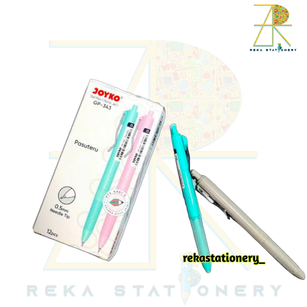 Jual Gel Pen Joyko GP-343 - Pulpen Gel Tinta Hitam, Ideal untuk Menulis dan Mencatat | Shopee ...