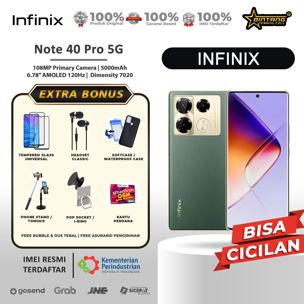 Jual Infinix note 40 pro 5G note 40pro 4G ram 8/256gb infinix note 30 pro ram 8+8/256Gb Garansi ...