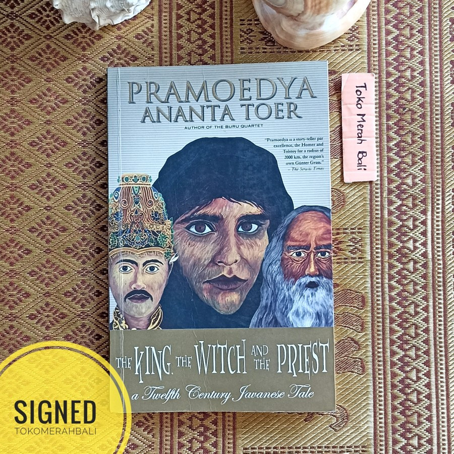 Jual Buku tanda tangan signed Pramoedya Ananta Toer The King The Witch ...