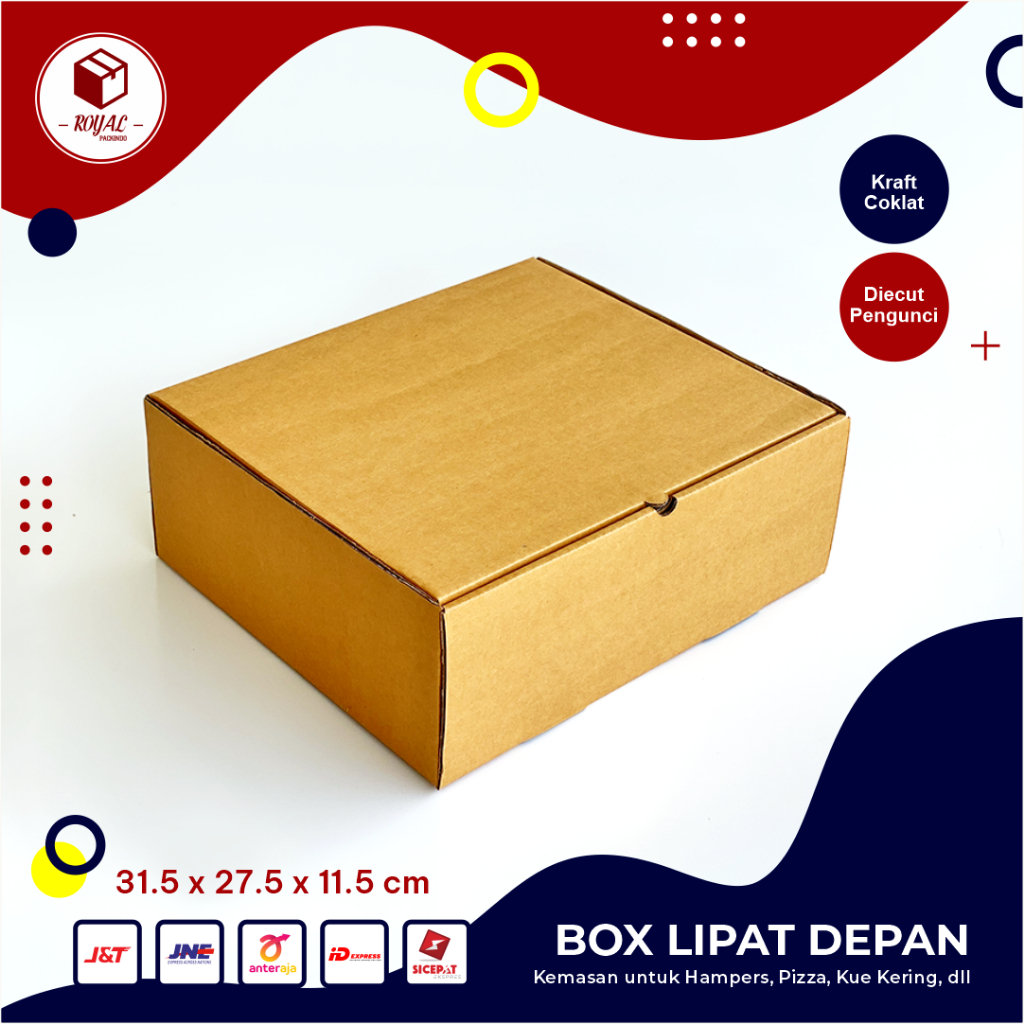 Jual BOX DC LD ( UK 31,5 X 27,5 X 11,5 CM ) LIPAT DEPAN/KARDUS/POLOS ...